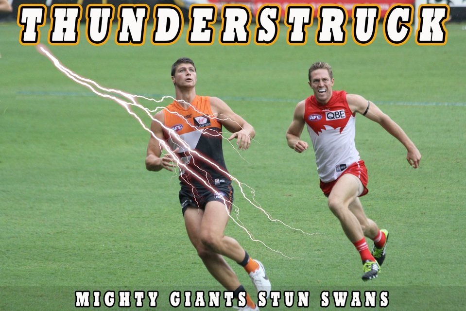 GWS v Sydney AFL ROUND 1 2014